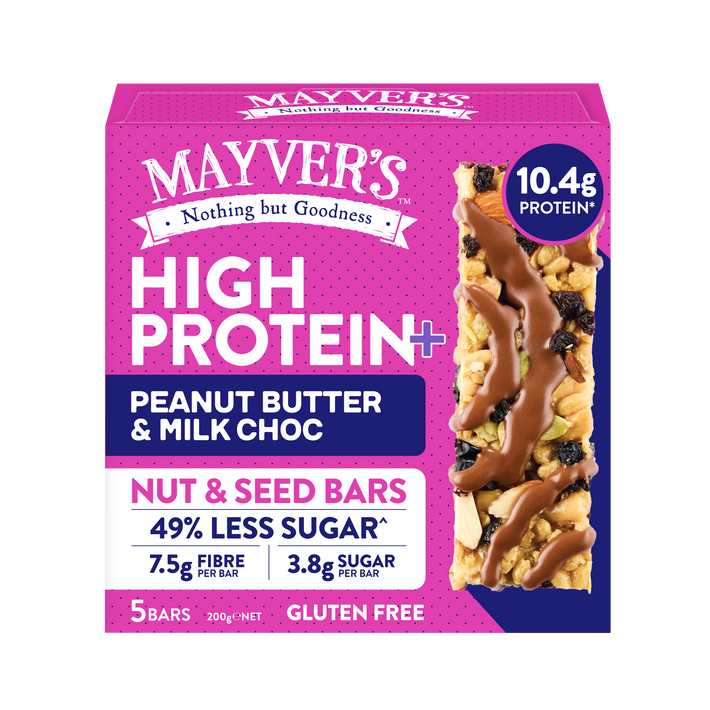 HIGH PROTEIN+ NUT & SEED BARS – Mayver's